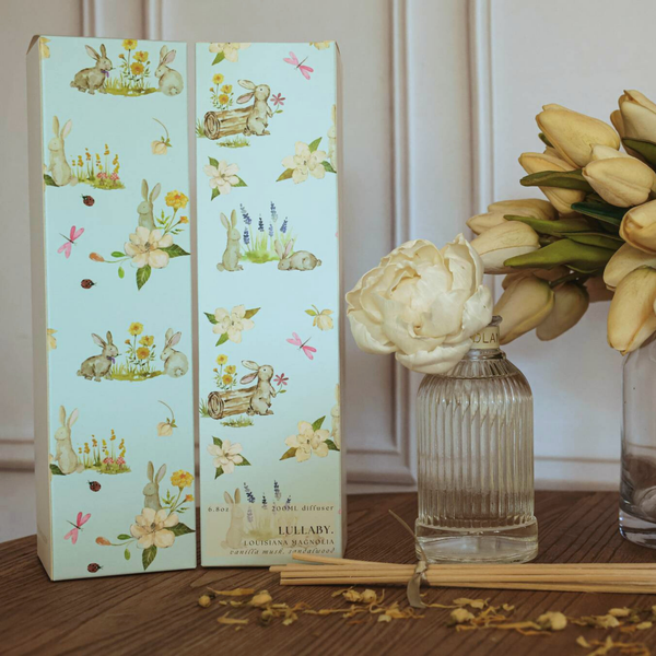 Lullaby - Soft Magnolia & Quiet Evenings Reed Diffuser – Woodland & Bloom